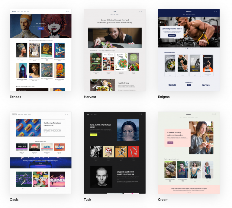 New Features: Themes And Sections - Payhip